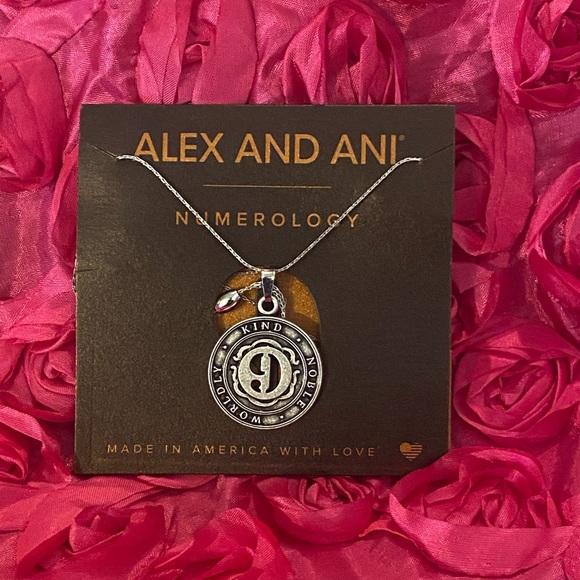 Alex and Ani | Jewelry | Alex And Ani Number 9 Necklace Expandable ...
